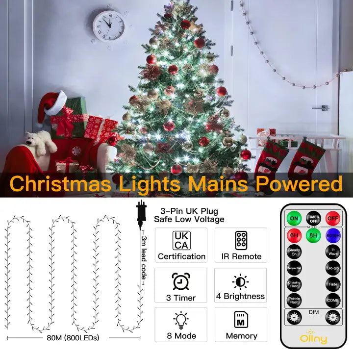 Long String Lights | Outdoor Christmas String Lights - Ollny – Ollnyuk
